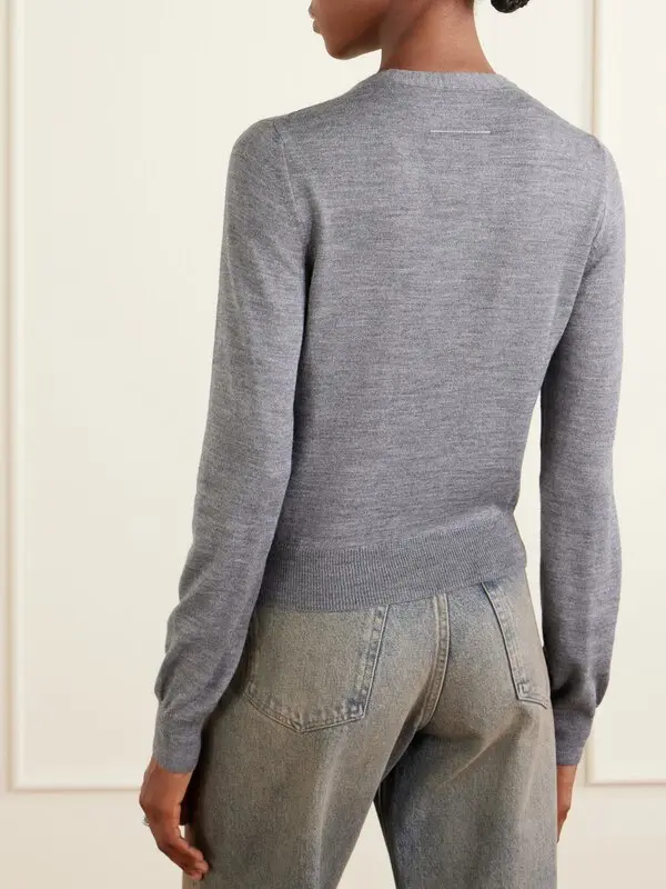 MAISON MARGIELA V-neck Wool-blend Cardigan