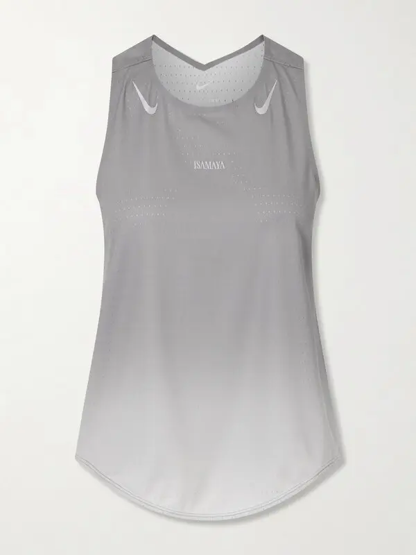 Nike Isamaya Ffrench X Swift Perforated Dri-fit Adv Tank - Silver