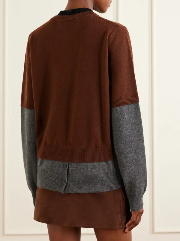 Marni Logo-appliquéd Cashmere Cardigan