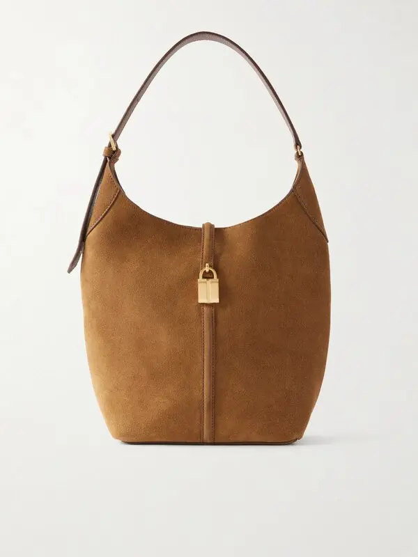 DEMELLIER The Siena Suede Shoulder Bag - Brown