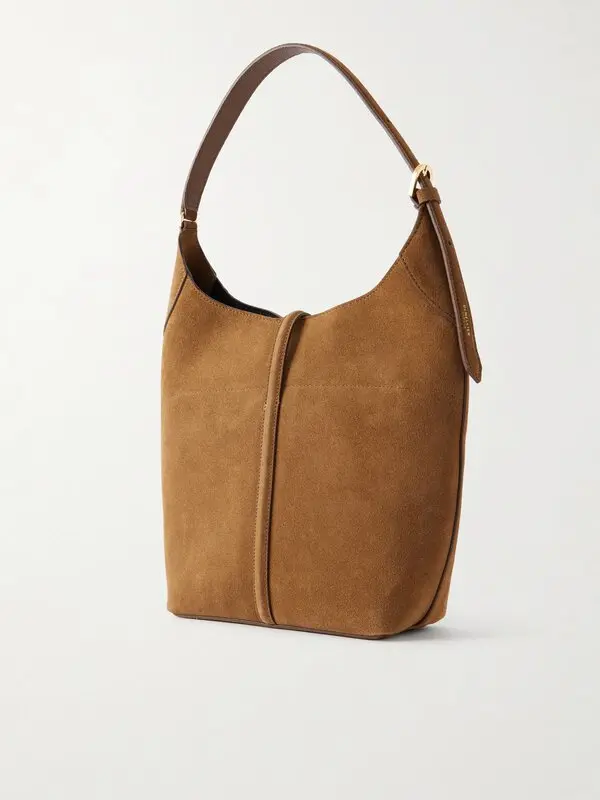 DEMELLIER The Siena Suede Shoulder Bag - Brown