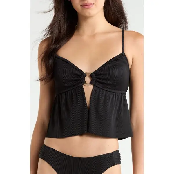 Sanctuary Shirred Tankini Top