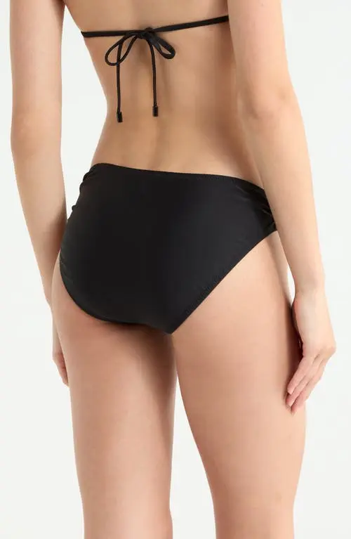 Sanctuary Side Shirred Hipster Bikini Bottoms