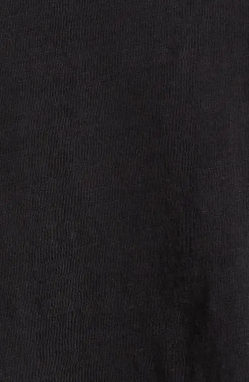 Sanctuary Shirred Side Cover-up Shirt Dress - Black