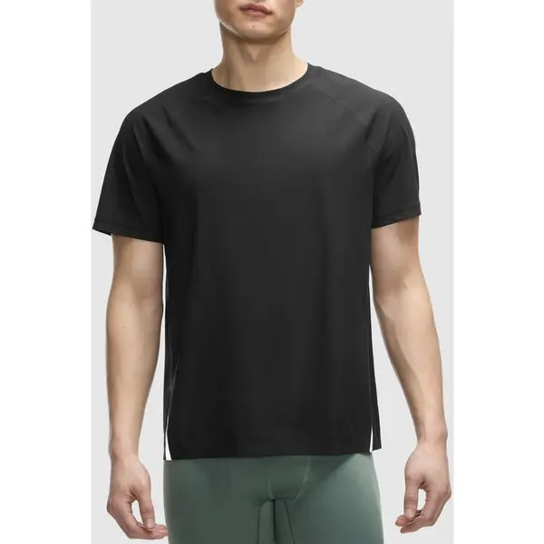 PELOTON Run Interlock Stride Short Sleeve T-shirt - Black