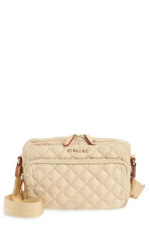 Mz Wallace Quilted Nylon Camera Bag - Buff 2