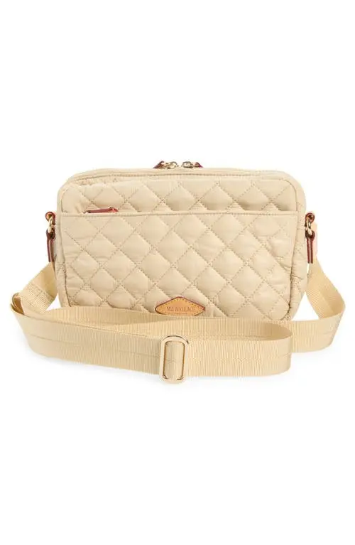 Mz Wallace Quilted Nylon Camera Bag - Buff 2