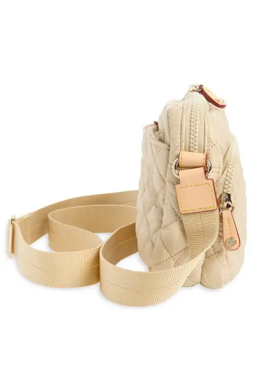 Mz Wallace Quilted Nylon Camera Bag - Buff 2