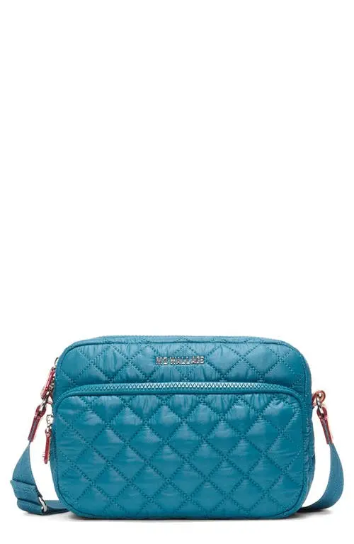 Mz Wallace Quilted Nylon Camera Bag - Pacific