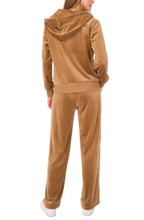 Vince Camuto Velour Full Zip Hoodie