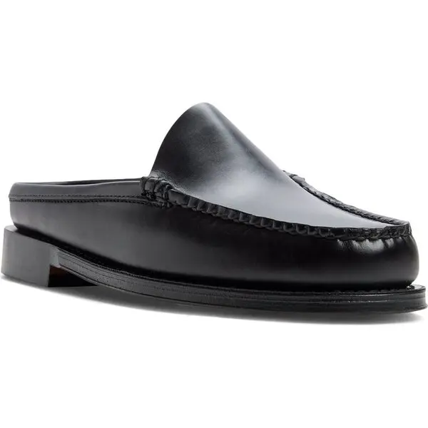 G.H.BASS Beaumont Loafer Mule - Black