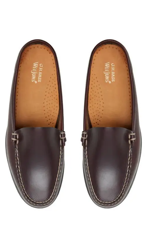 G.H.BASS Beaumont Loafer Mule - Brown