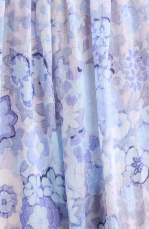 Chloé Floral Tiered Cotton Voile Maxi Dress