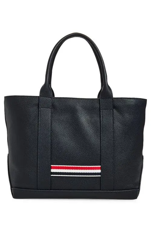 Thom Browne Small Tool Pebbled Leather Tote