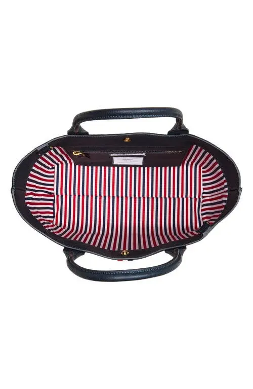 Thom Browne Small Tool Pebbled Leather Tote