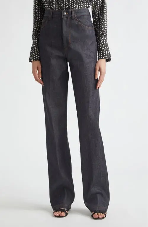 Altuzarra Mills High Waist Wide Leg Jeans - Indigo