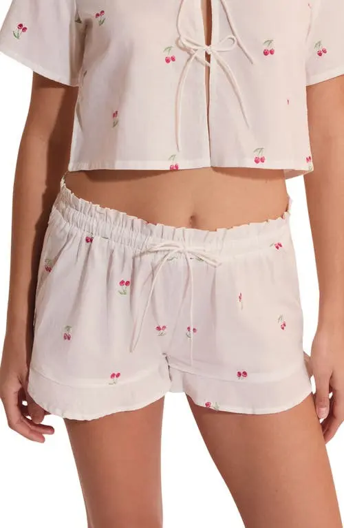 ETAM Riviere Cotton Pajama Shorts