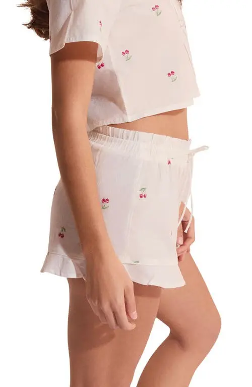 ETAM Riviere Cotton Pajama Shorts