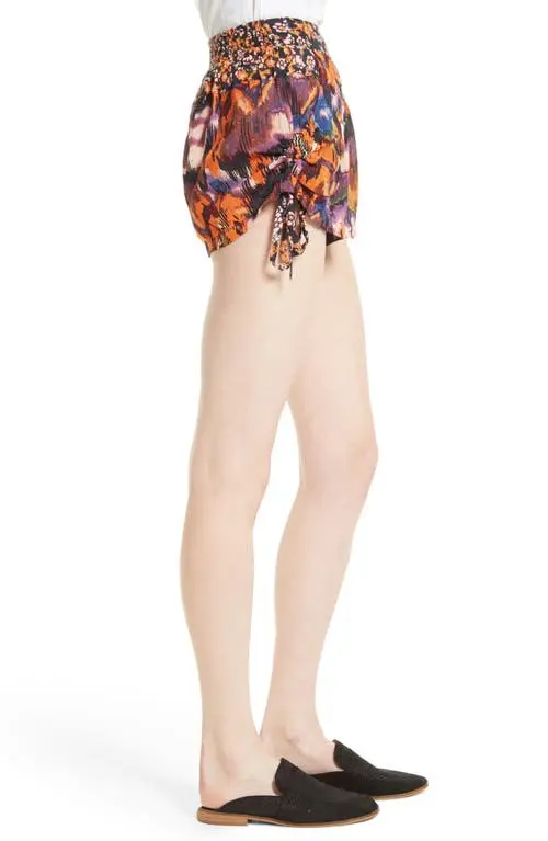 Free People Lisbon Mixed Print Shorts