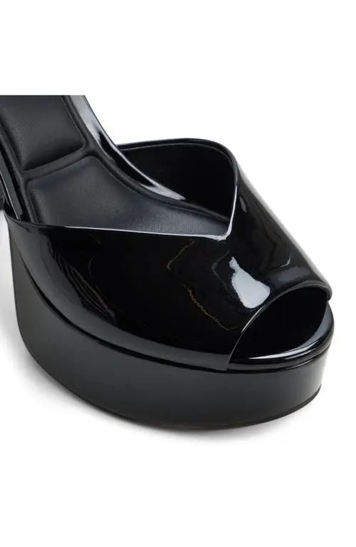 Aldo Monnae Ankle Strap Peep Toe Platform Sandal