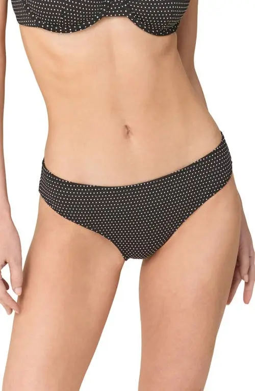 ANDIE 90s High Waist Bikini Bottoms - Black Dot