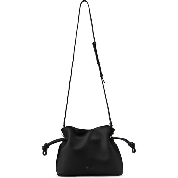 ESIN AKAN Midi Emma Convertible Tote - Black