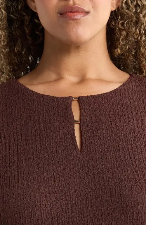Jones New York Extended Shoulder Knit Top