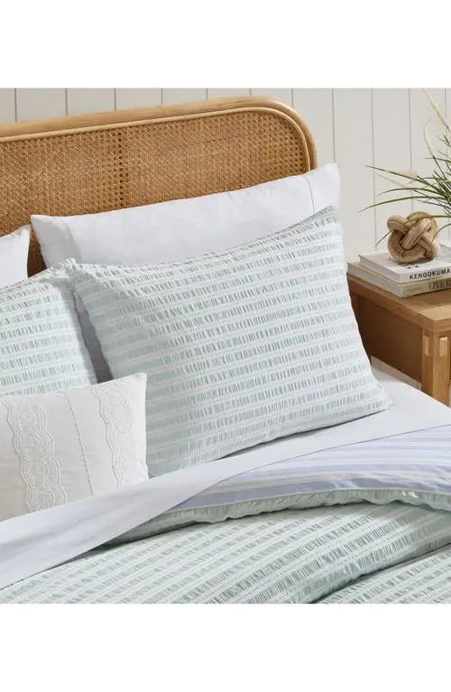PERI HOME Seersucker Stripe Comforter & Pillow Shams Set