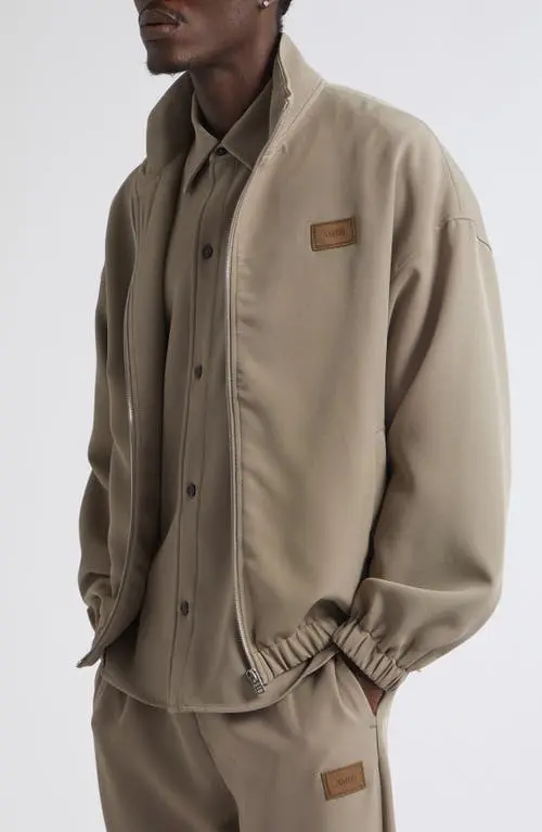 Amiri Logo Patch Stretch Cady Track Jacket