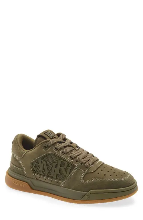 Amiri Classic Low Top Perforated Sneakers - Thyme