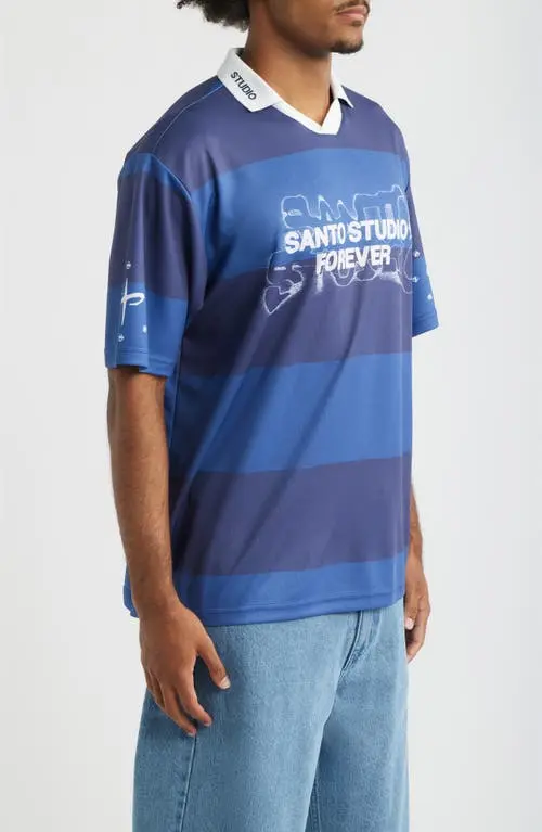 SANTO STUDIO Forever Santo Johnny Collar Short Sleeve Club Jersey