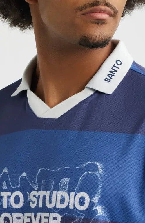 SANTO STUDIO Forever Santo Johnny Collar Short Sleeve Club Jersey