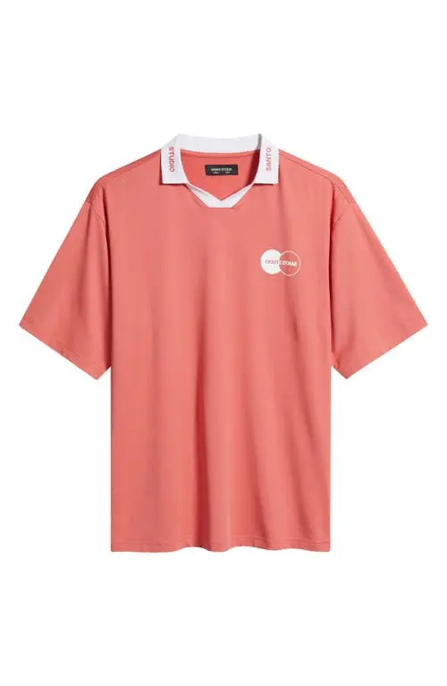 SANTO STUDIO Santo Flipped Johnny Collar Short Sleeve Club Jersey