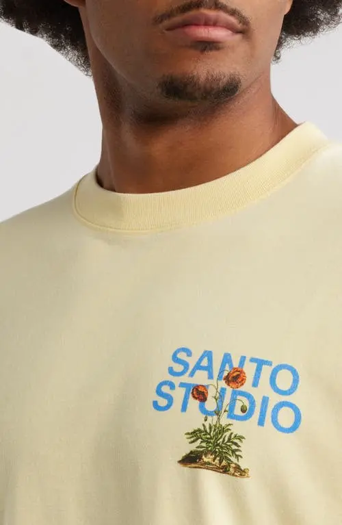 SANTO STUDIO Rooted In Love Cotton Graphic T-shirt