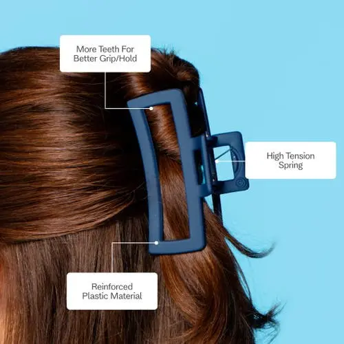GIMME BEAUTY Thin Rectangle Claw Clip