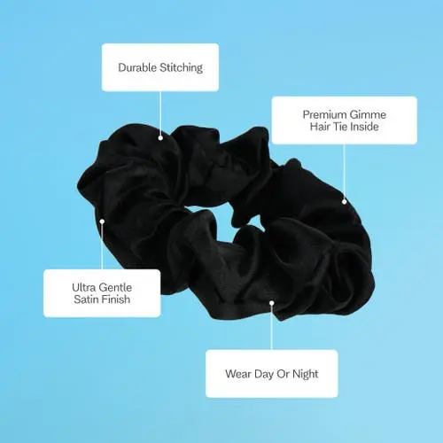 GIMME BEAUTY Medium Satin Scrunchies