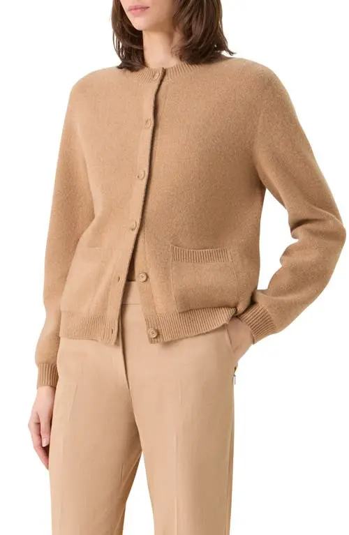 Akris Cashmere Piqué Cardigan