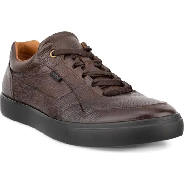Ecco Soft 10 Lace Up Sneakers - Camel
