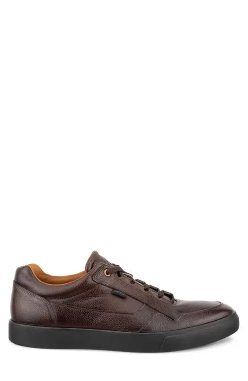 Ecco Soft 10 Lace Up Sneakers - Camel