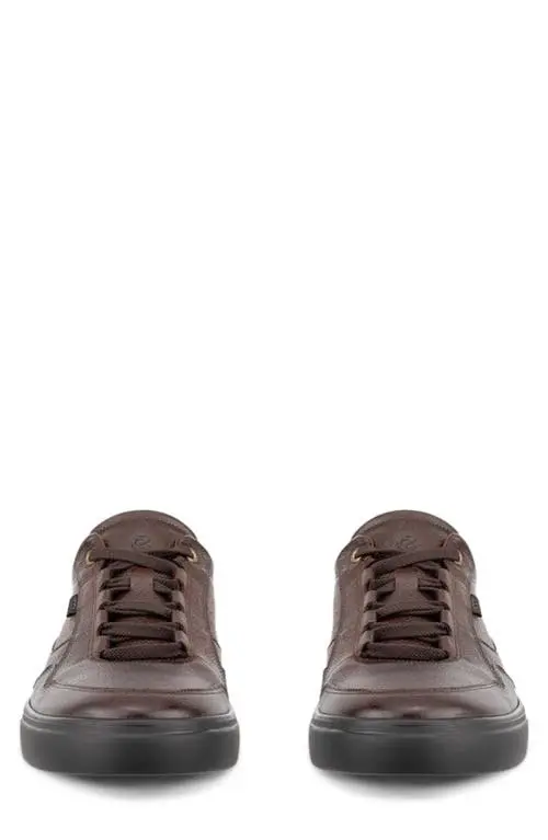 Ecco Soft 10 Lace Up Sneakers - Camel