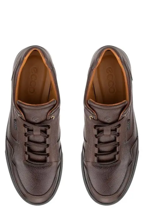 Ecco Soft 10 Lace Up Sneakers - Camel