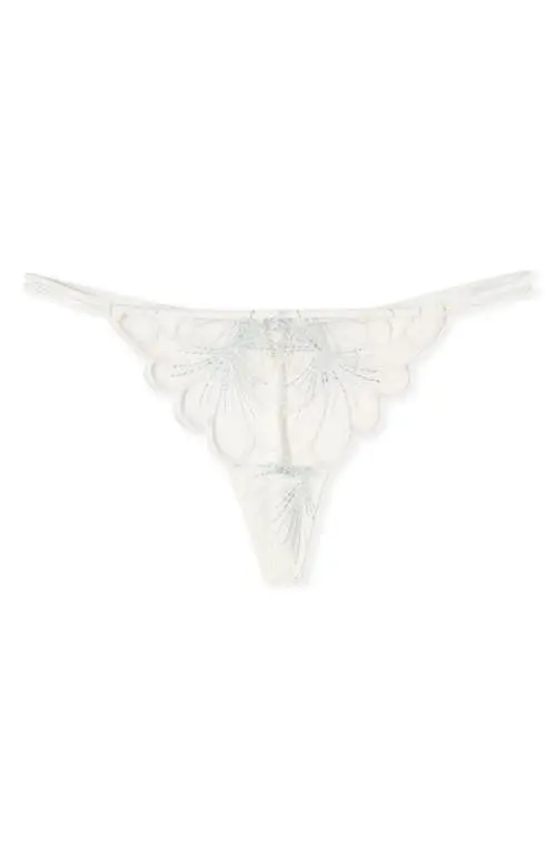ETAM Camelia G-string - White