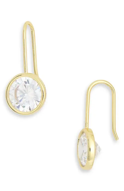 Baublebar Fallon Bezel Drop Earrings - Clear