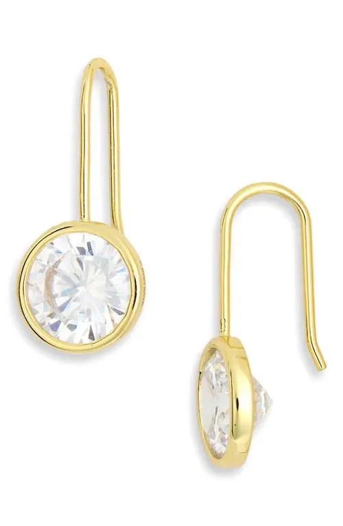 Baublebar Fallon Bezel Drop Earrings - Clear