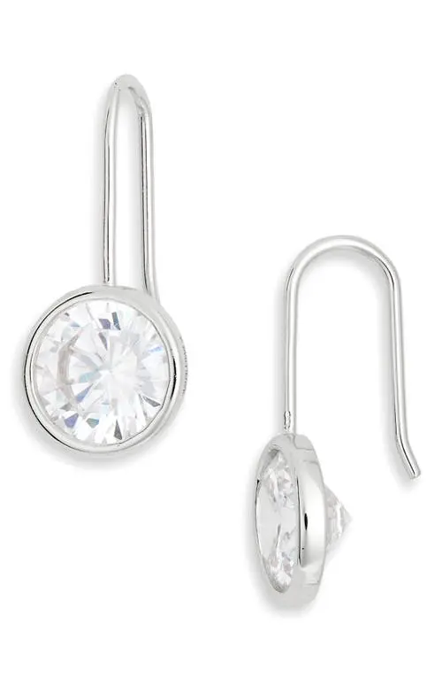 Baublebar Fallon Bezel Earrings - Silver
