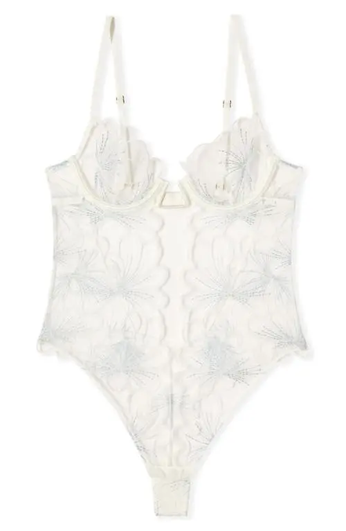 ETAM Camelia Embroidered Underwire Bodysuit