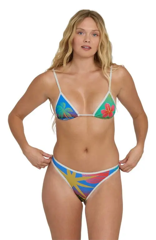 BILLABONG Midnight Tropics Skimpy Hike Bikini Bottoms