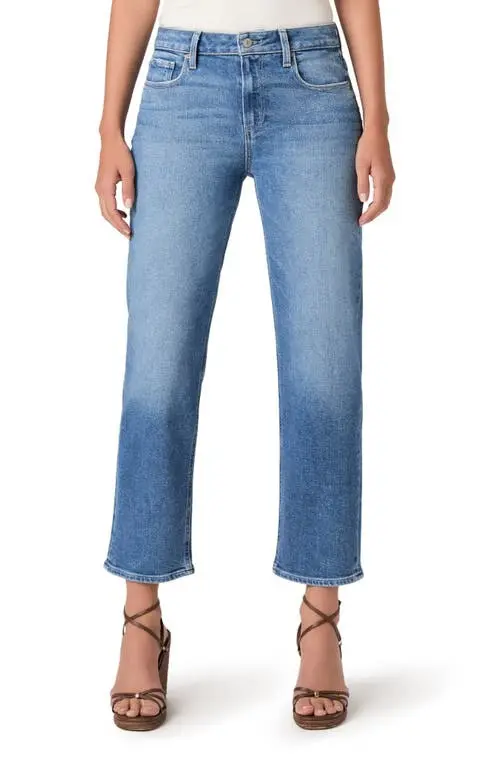 Paige Mason Mid Rise Ankle Straight Leg Jeans - Eames
