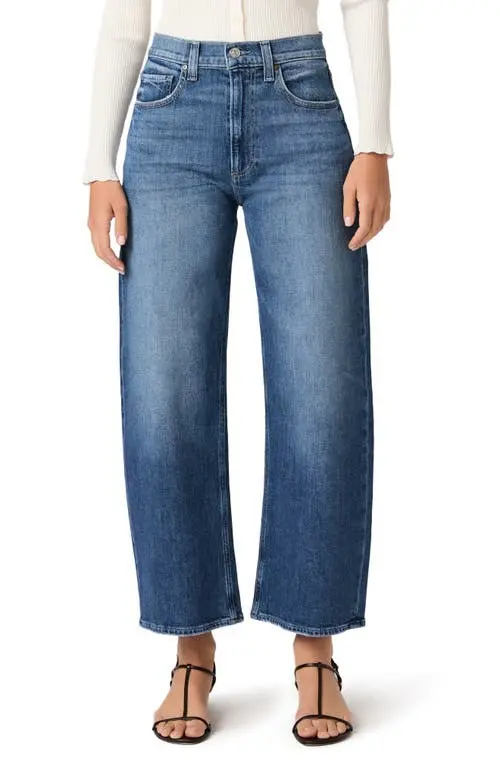 Paige Arellia High Waist Ankle Barrel Jeans - Stoneview