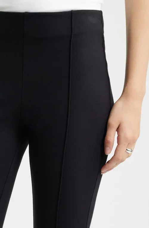 Nordstrom Ponte Knit Capri Pants - Black